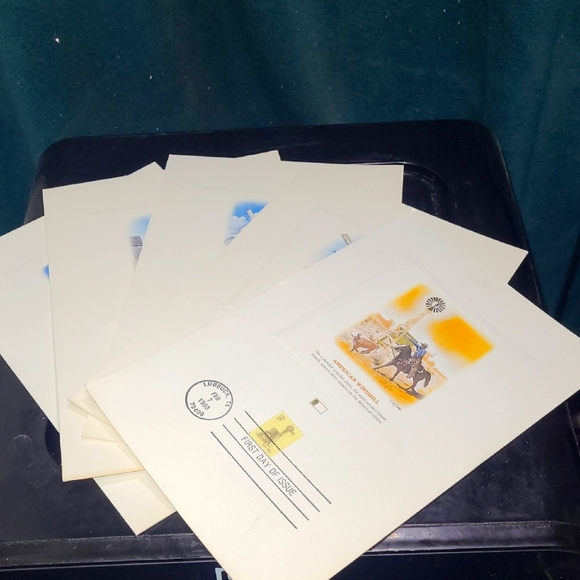 USPS | Office | 98s First Day Issue Stamp Collection Cards | Poshmark